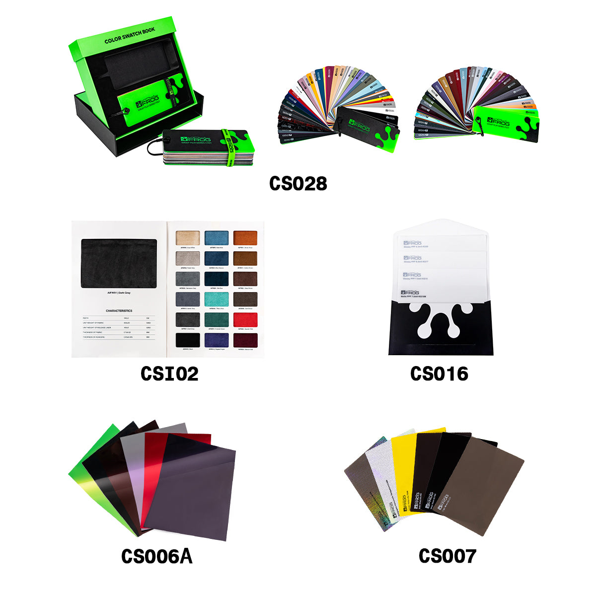 Automotive Wraps Sample Kit – vinylfrog