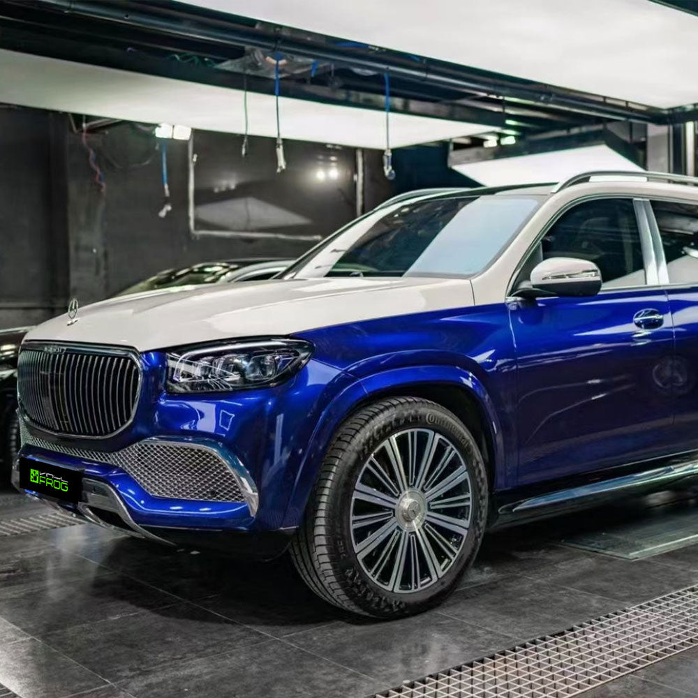 Glossy Metallic Everton Blue Vinyl Wrap – vinylfrog