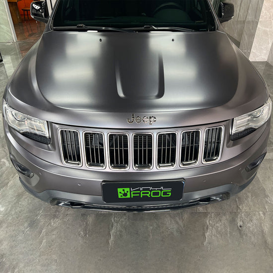 Matte Metallic Dark Gray Vinyl Wrap – vinylfrog