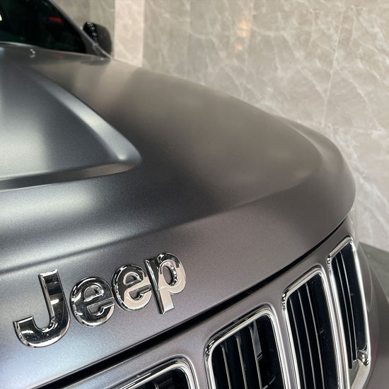 Matte Metallic Dark Gray Vinyl Wrap – vinylfrog