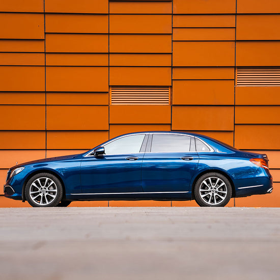 Glossy Metallic Beacon Blue Vinyl Wrap – vinylfrog