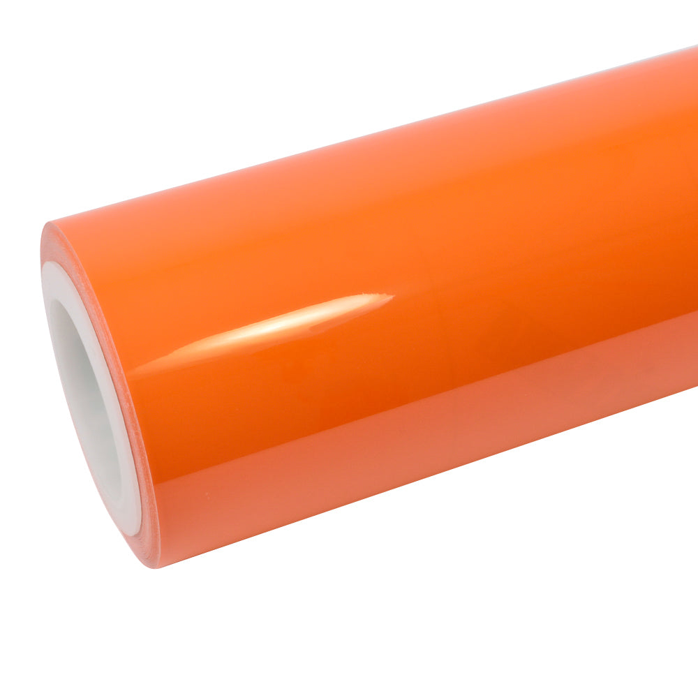 High Glossy Orange Vinyl Wrap – vinylfrog