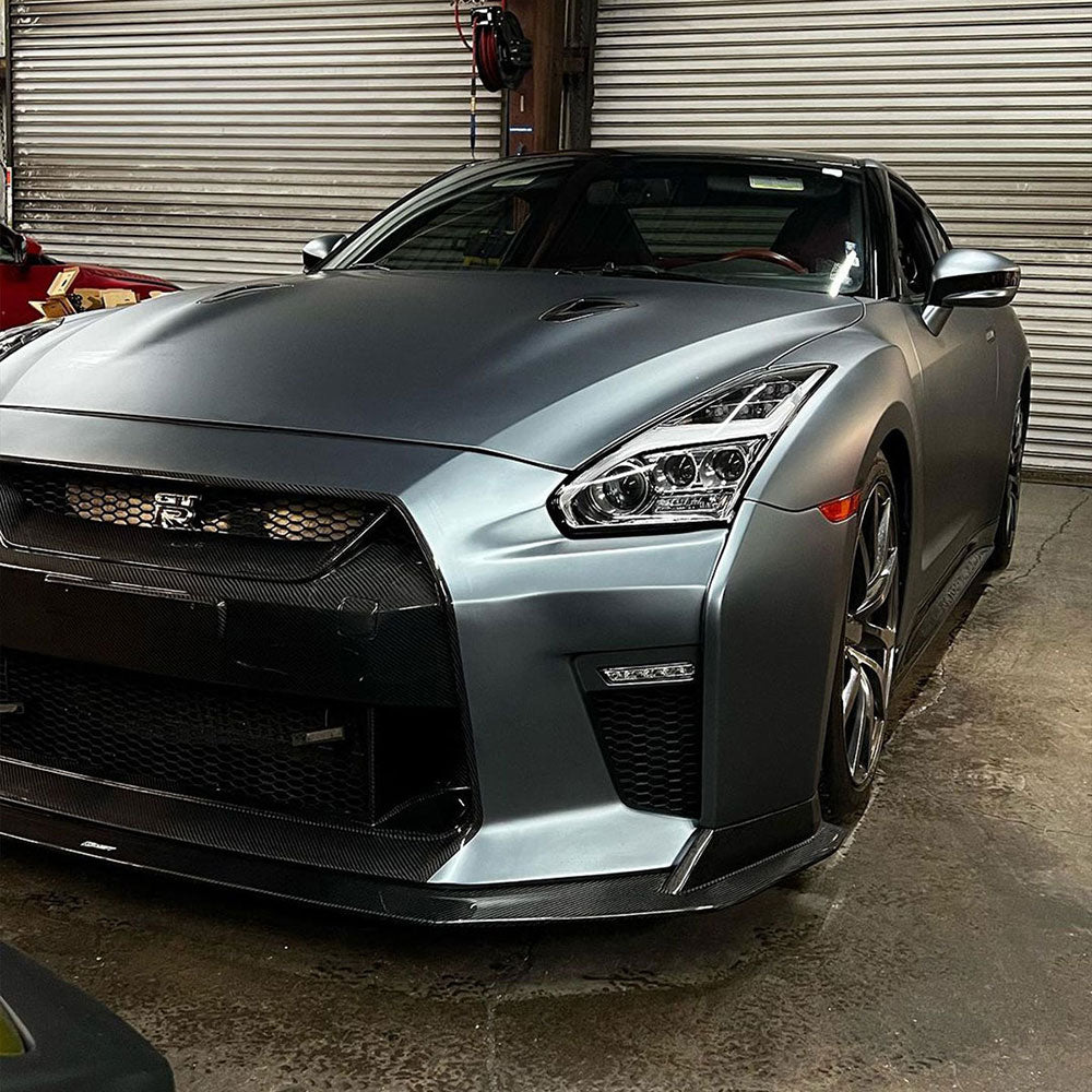 Matte Silk Gray Blue Vinyl Wrap – vinylfrog