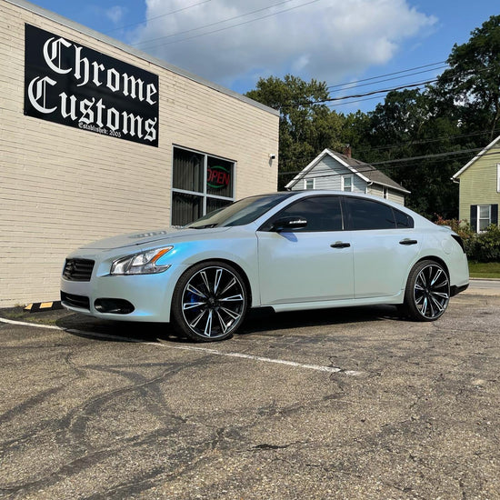 Candy Metallic Dark Gray Blue Vinyl Wrap – vinylfrog