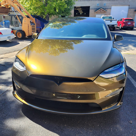 Glossy Metallic Midnight Gold Vinyl Wrap – vinylfrog