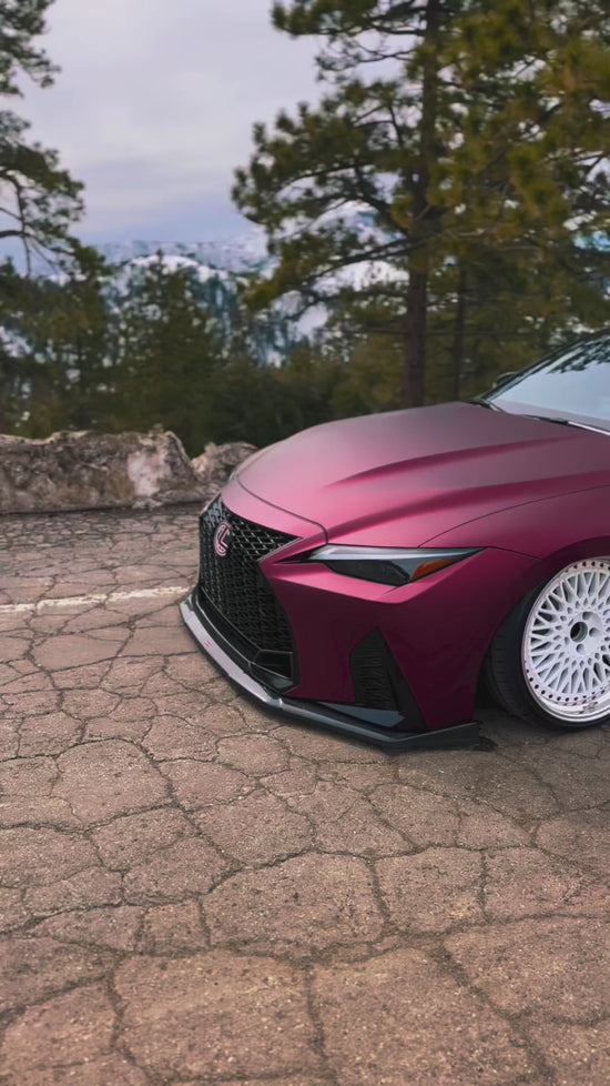 Satin Chrome Chocolate Cosmos Red Vinyl Wrap – vinylfrog