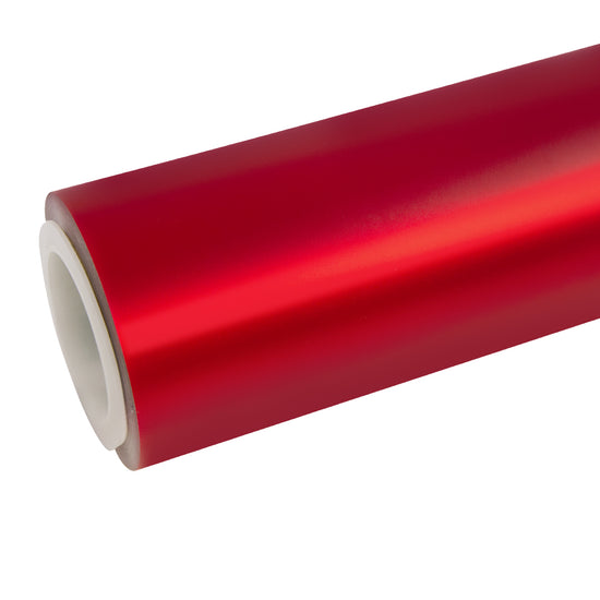 Satin Chrome Prismatic Red Vinyl Wrap – vinylfrog