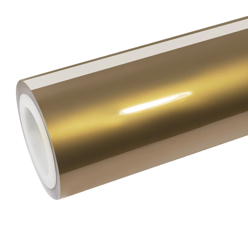 Glossy Metallic Champagne Gold Vinyl Wrap – vinylfrog