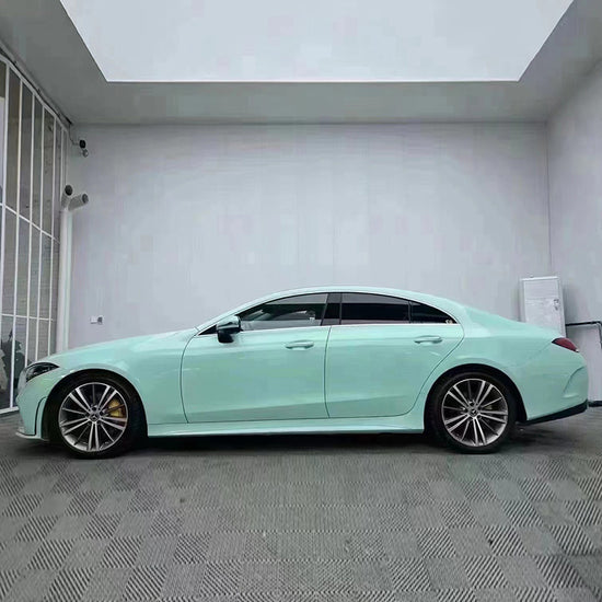 High Glossy Jamaican Aqua Vinyl Wrap – vinylfrog