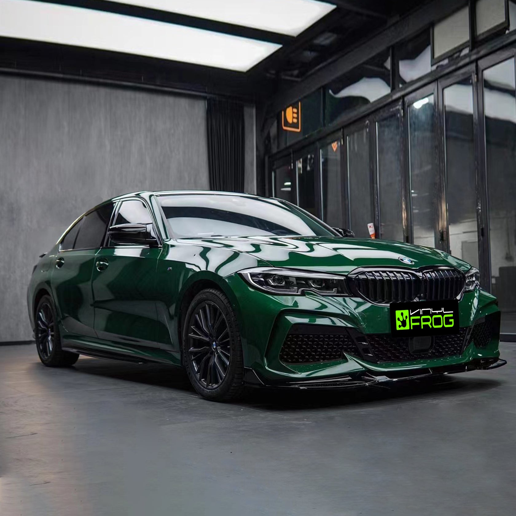 High Glossy Vintage Racing Green Vinyl Wrap – vinylfrog