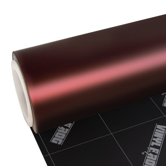 Satin Chrome Chocolate Cosmos Red Vinyl Wrap – vinylfrog